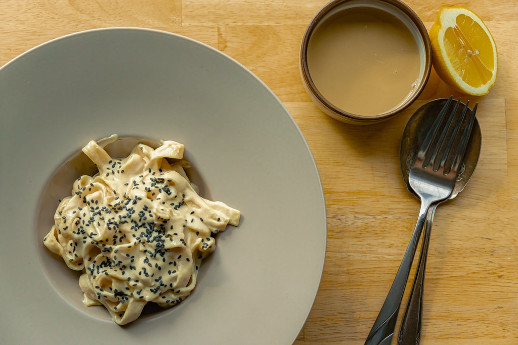 Tahini Pasta – Behind the Fern Tree